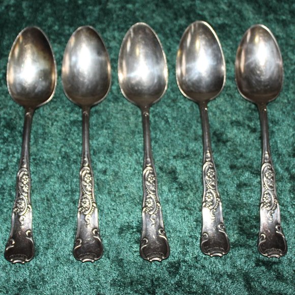 Trask & Plain | Dining | Rare Antique 5 Trask Plain Silverplate ...